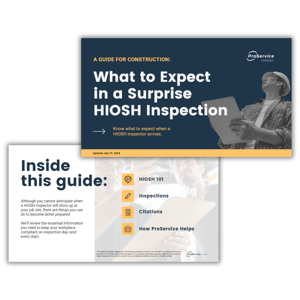 What to Expect in a Surprise HIOSH Inspection | ProService Hawaii