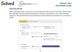 How to Process Payroll (with iSolved Time)